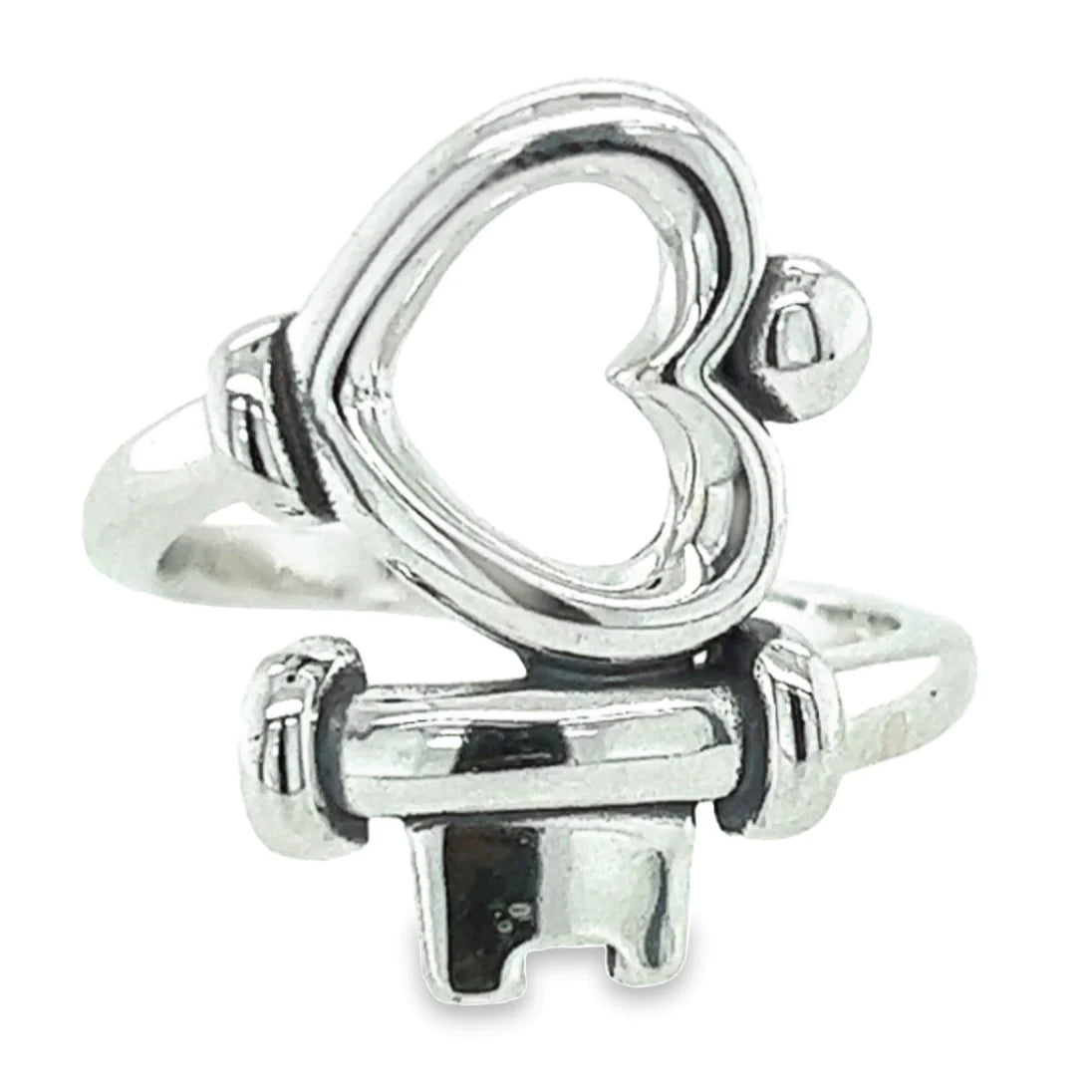Key to My Heart Ring - 925 Silver – ESTRELLA DE ORO